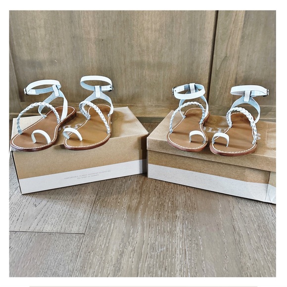 Soludos | Shoes | Soludos Madrid Strappy Leather Sandal In White | Poshmark